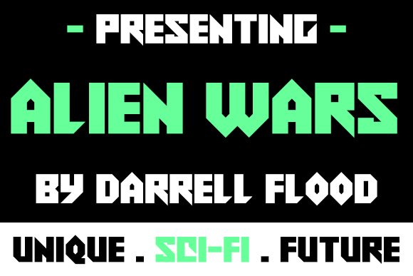 Alien Wars Font - MakersType